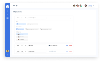 Quicktalk | Voice menu