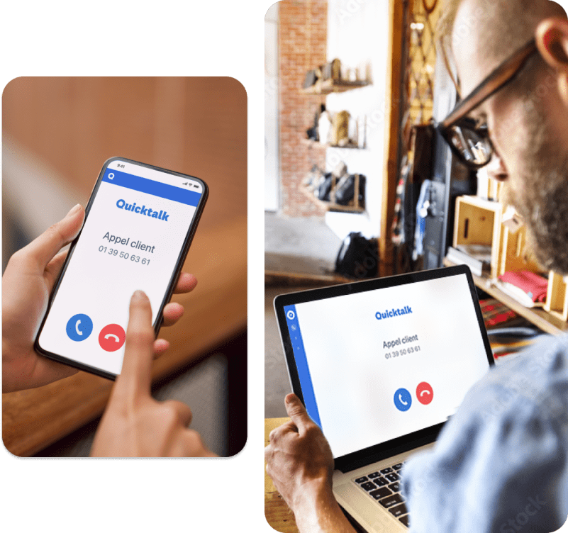 Logiciel de téléphonie pour entrepreneurs | Quicktalk Canada