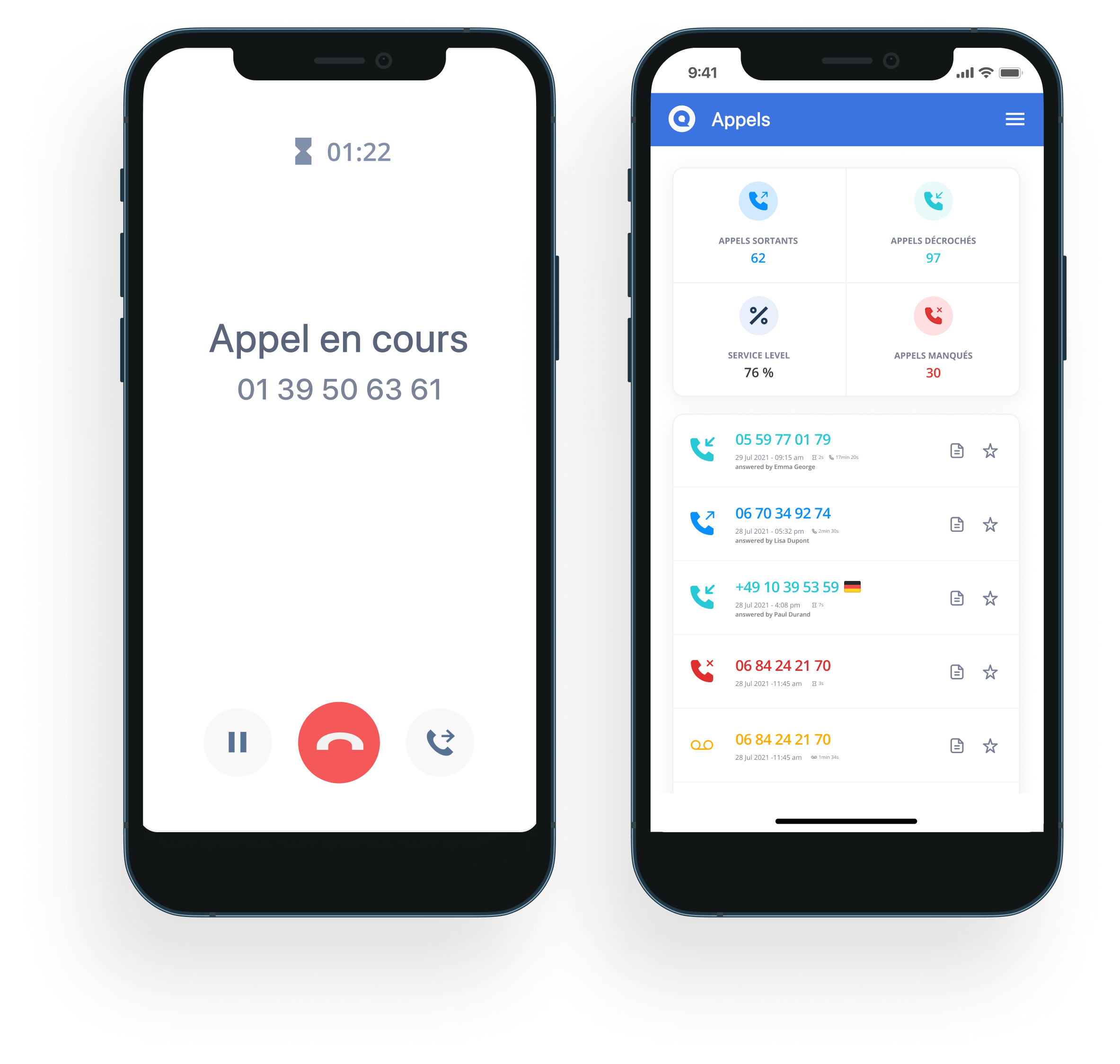 Quicktalk | Appels depuis un mobile